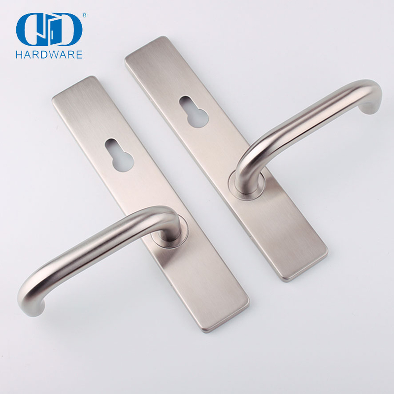 EN 1906 Stainless Steel 304 Door Lever Handle with Plate-DDTH001-SSS ...