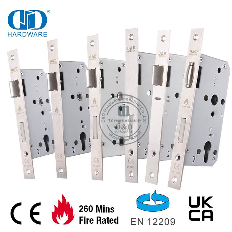 Commercial Building Entrance Door Hardware Fire Rated Mortise Lock with ...